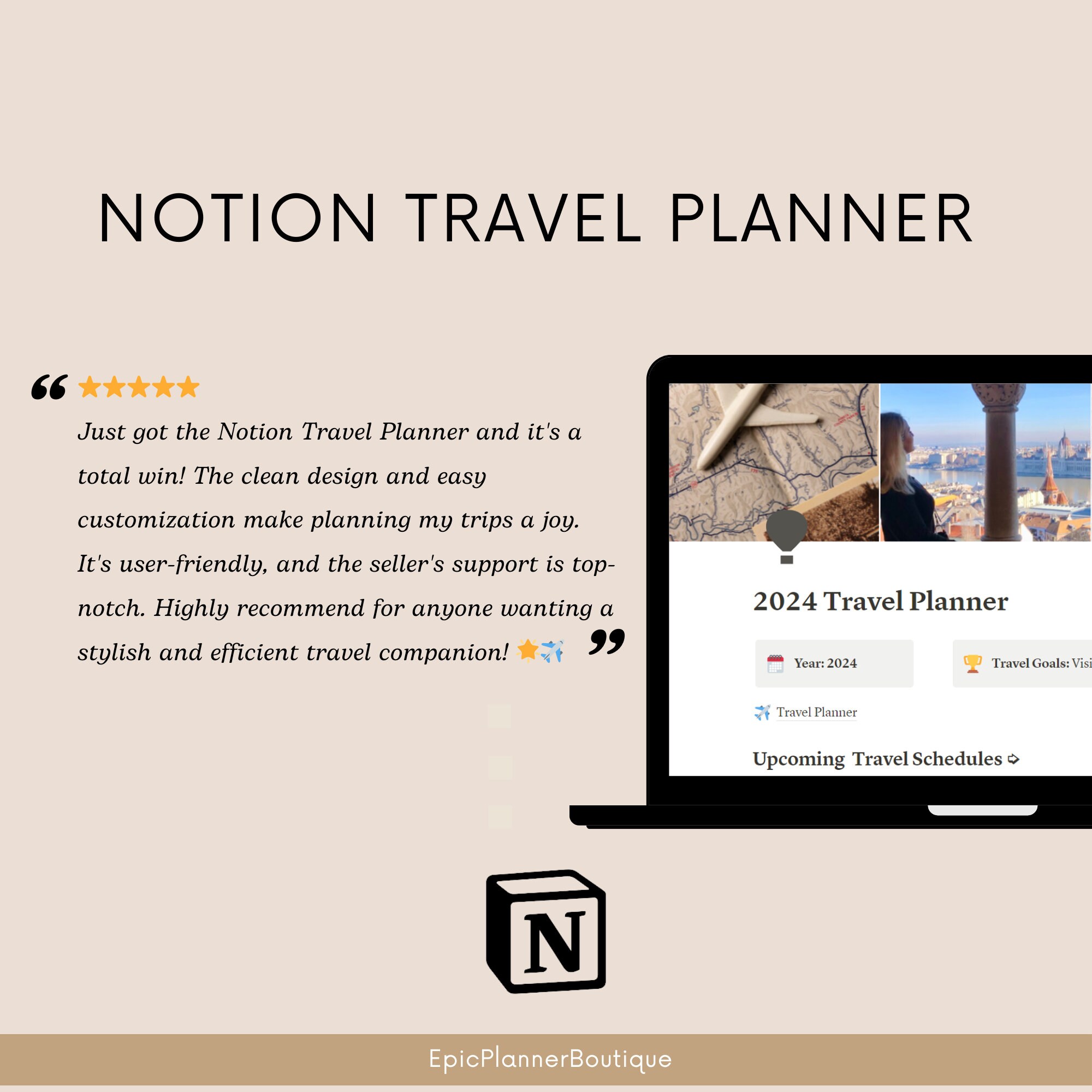 Notion Travel Planner Template, Ultimate Vacation Holiday Planner ...