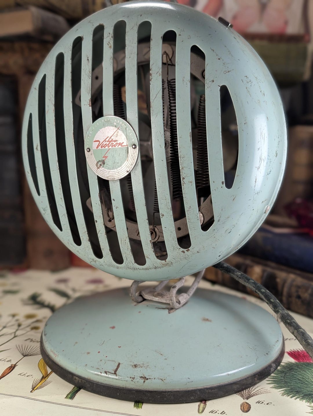 Mid-century Vintage Green Victor Electric Heater H-1357 | Retro ...