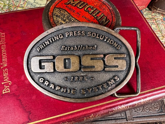 Vintage Goss Printing Press Solutions Graphic Systems… - Gem