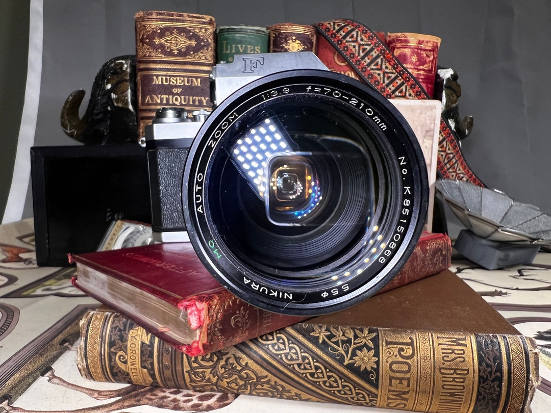 Nikon F Camera Body and Nikura Auto Zoom F70-210mm Lens - Etsy