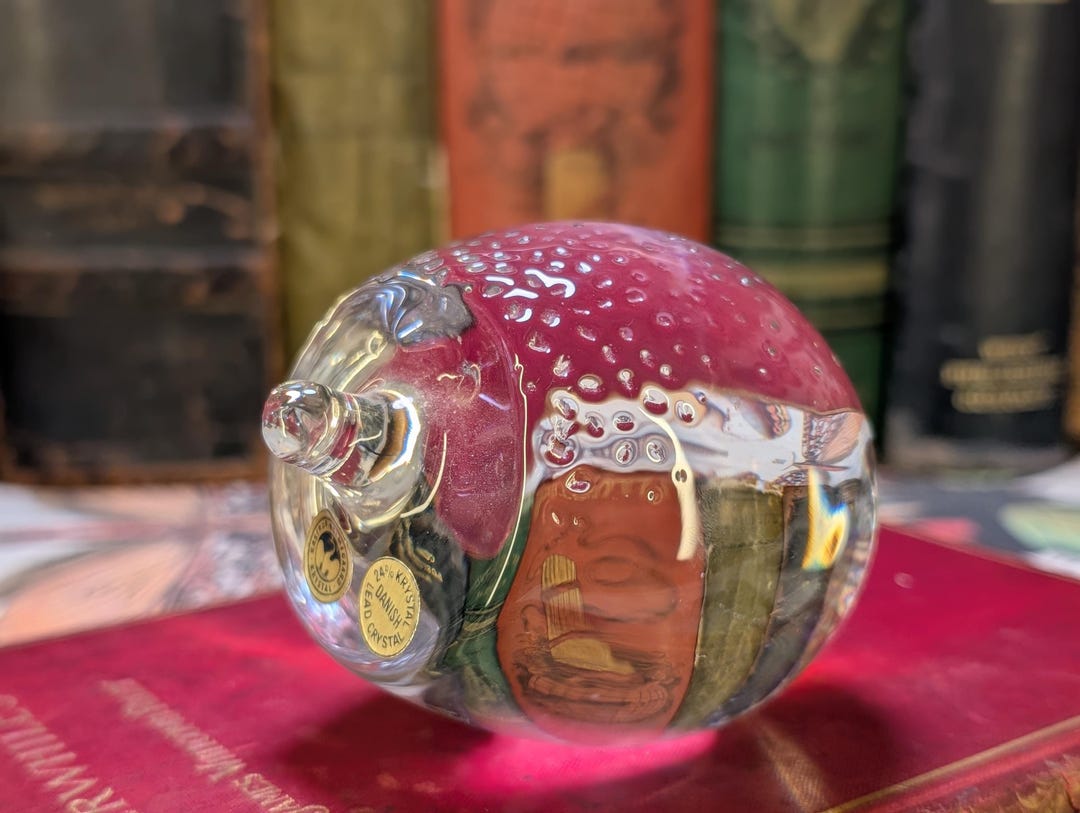 Unique Signed Kastrup Holmegaard Hedgehog Paperweight - Collectible 24% ...