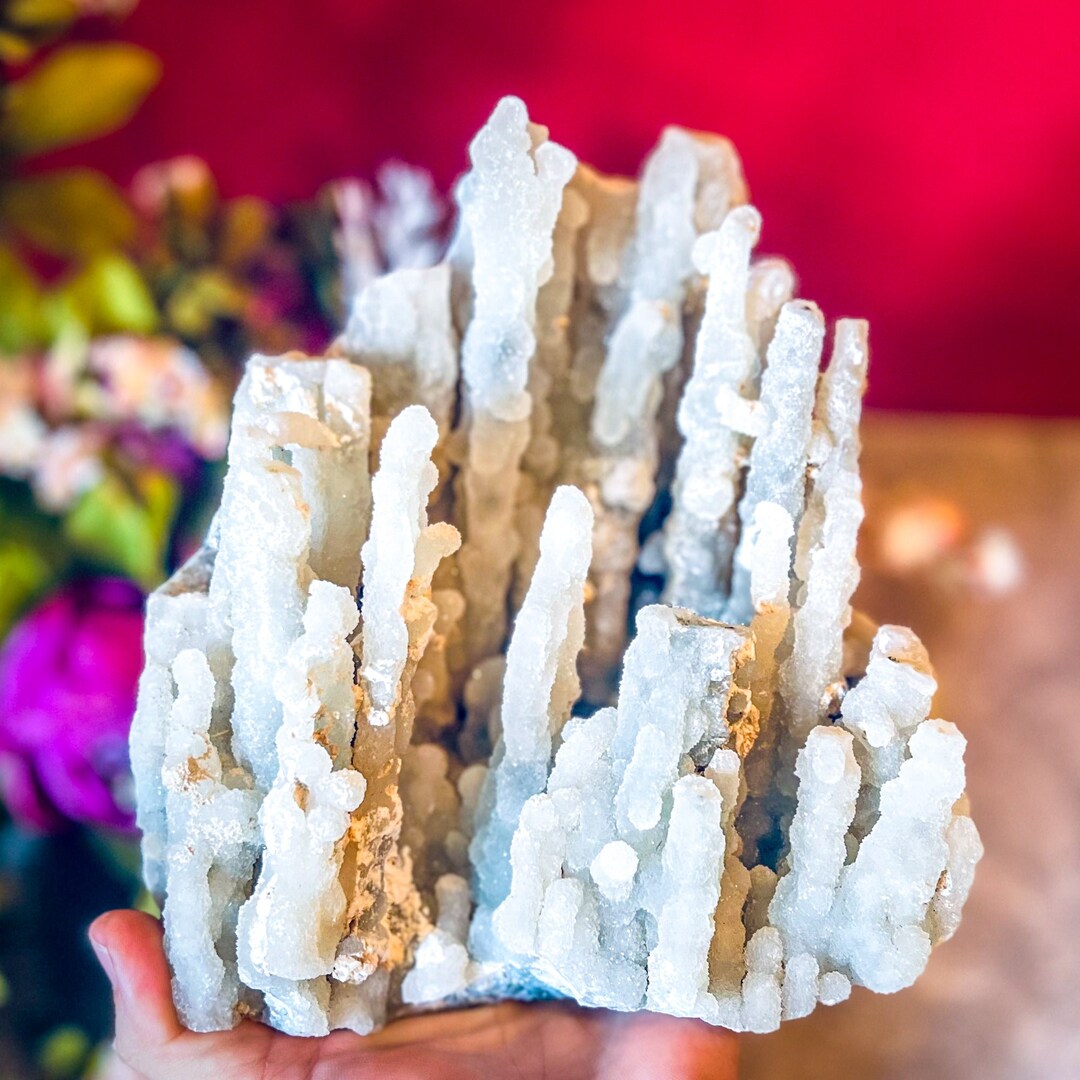 HUGE Chalcedony Quartz Stalactite Clusters, You Choose Piece! - Etsy