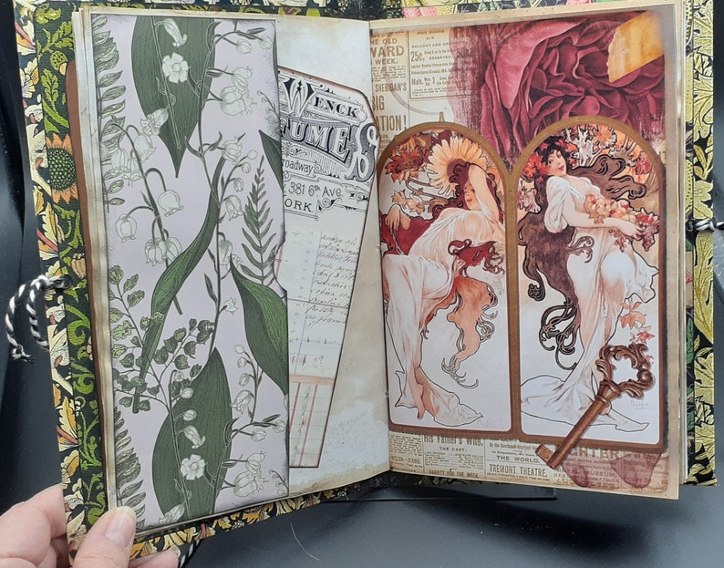 Black Lace With the Art Nouveau Works of Mucha and William Morris ...