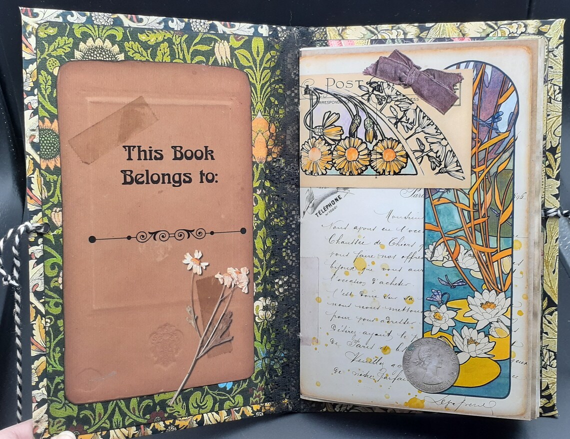 Black Lace With the Art Nouveau Works of Mucha and William Morris ...