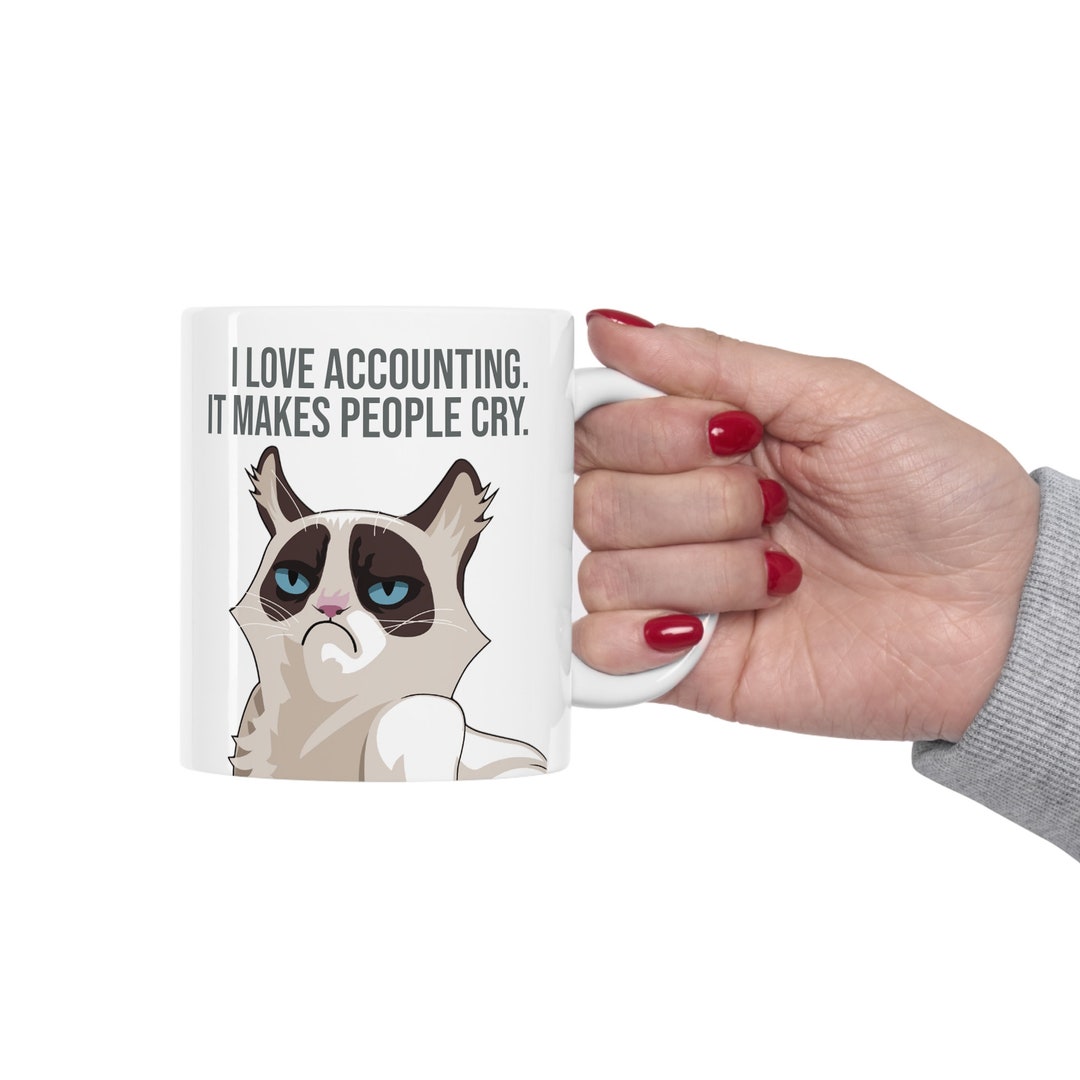 I Love Accounting It Makes People Cry Mug, Funny Mug, Gifts for ...
