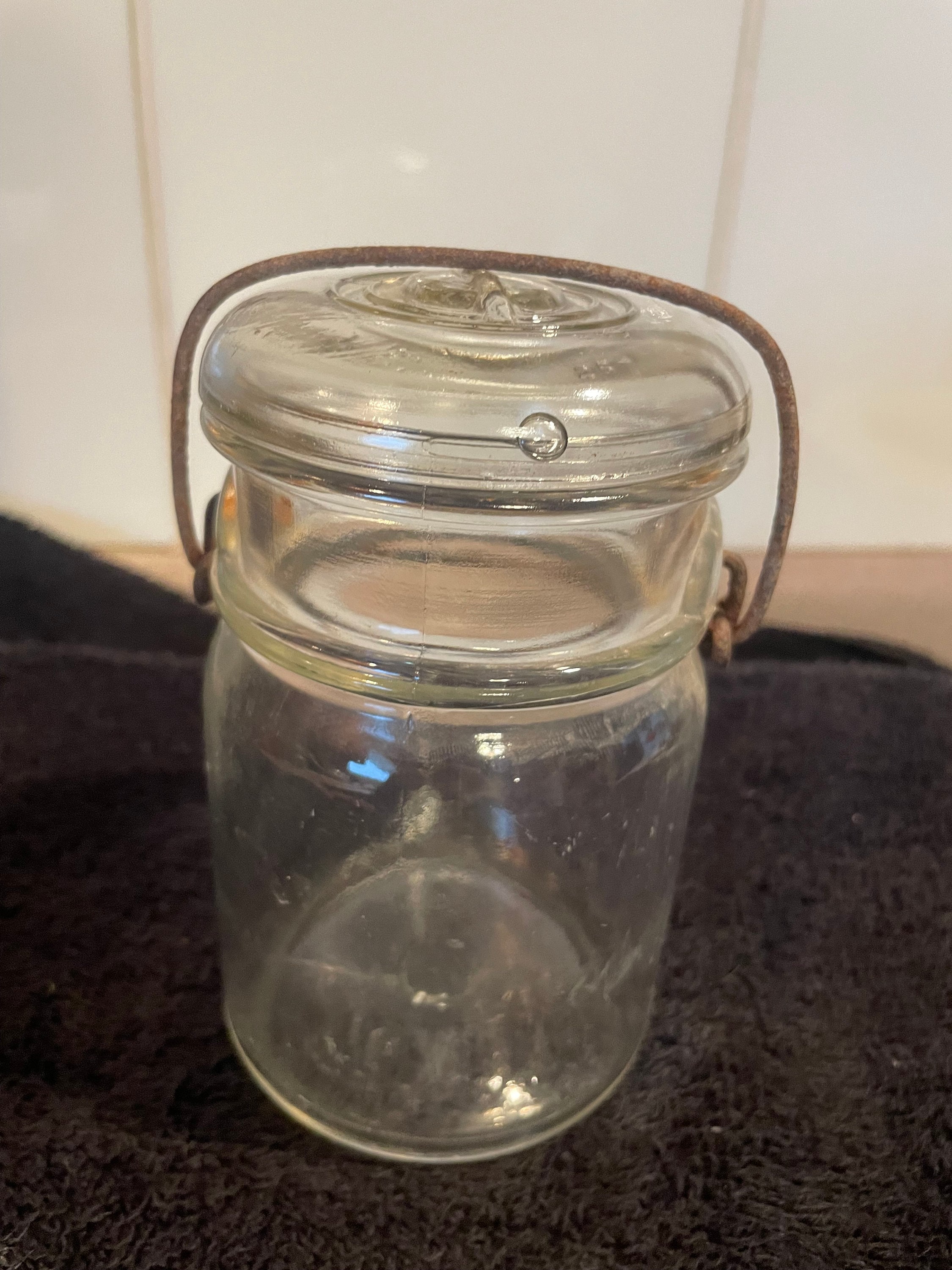 Vintage Hazel Atlas Canning Jar Glass Lid Nail Clear 5802 - Etsy