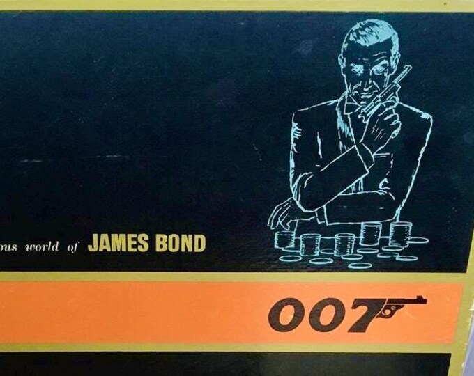 Vintage 1965 Enter the Dangerous World of James Bond 007 Board Game ...