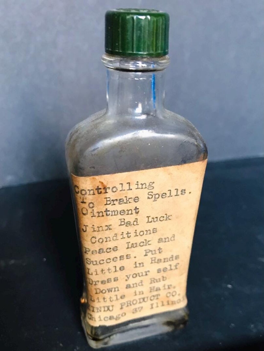 Rare Antique Bottle Elixir to Break Spells, Cure Bad Luck, Jinxes ...