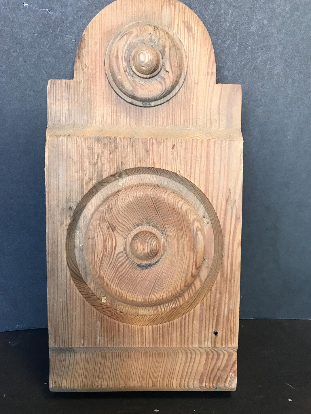 Unique Victorian Fir Wood Corner Block Architectural Salvage - Etsy