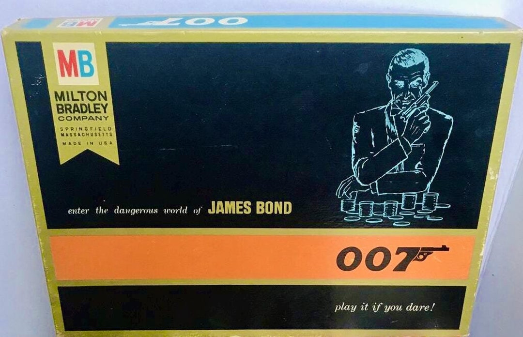 Vintage 1965 Enter the Dangerous World of James Bond 007 Board Game ...