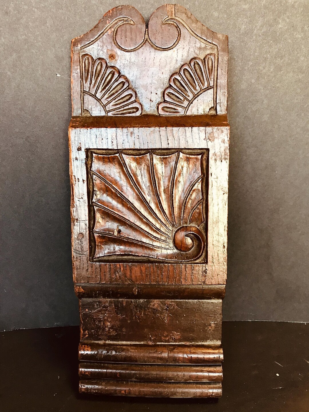 Gorgeous 12 Inch Victorian Oak Decorative Carved Corner Block ...