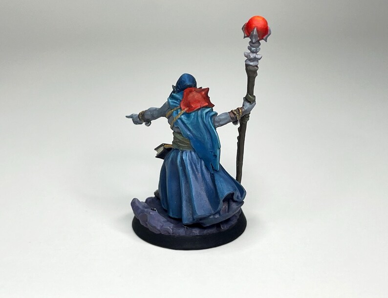 Witch/sorcerer | Professionally Painted Miniature, 28mm Scale, D&D ...