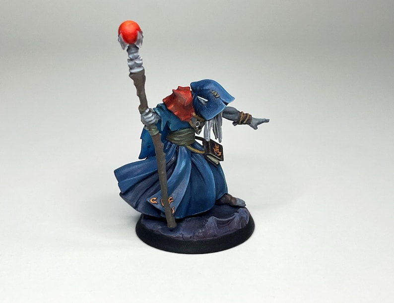 Witch/sorcerer | Professionally Painted Miniature, 28mm Scale, D&D ...