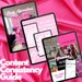 Social Media Content Consistency Planner Template - Etsy