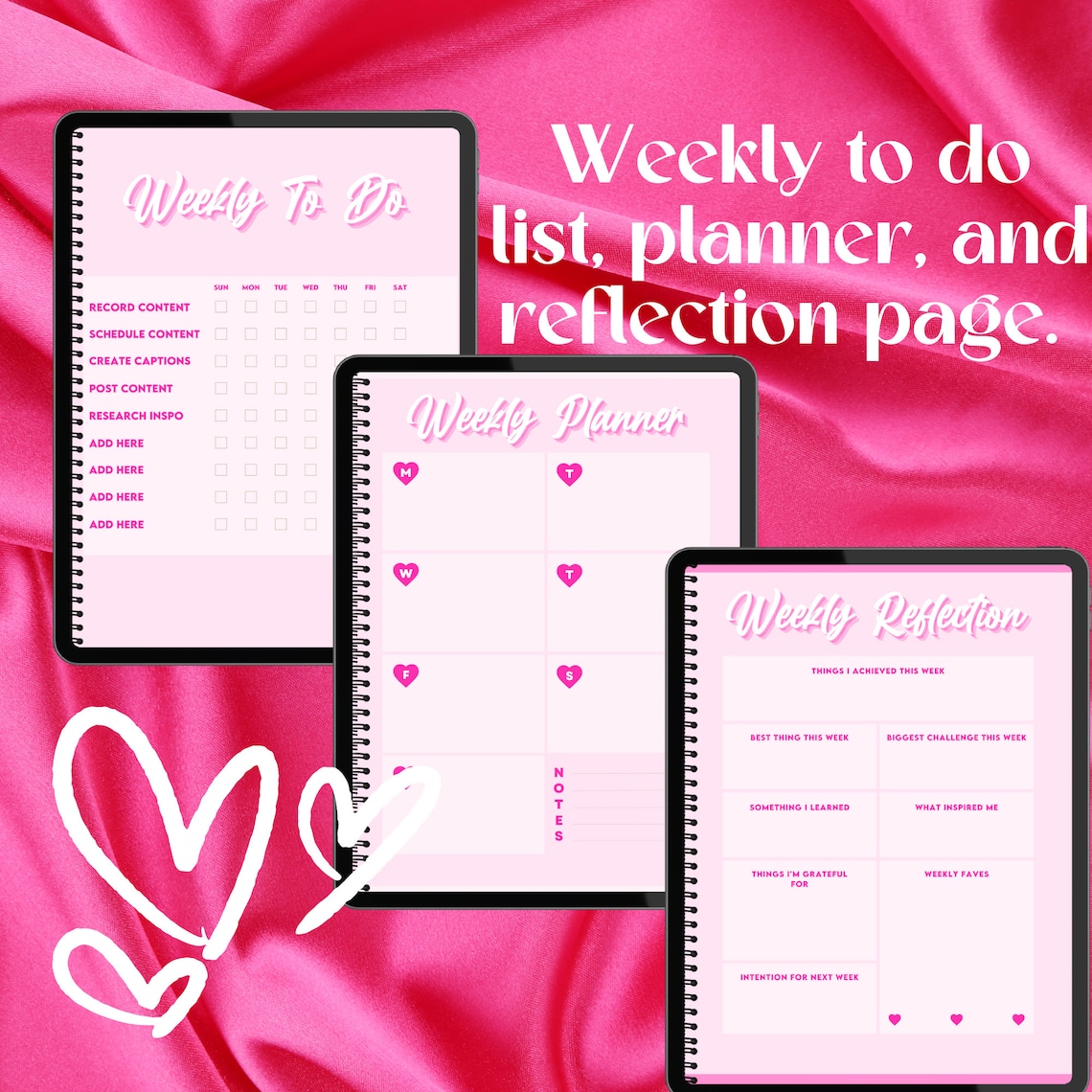 Social Media Content Consistency Planner Template - Etsy