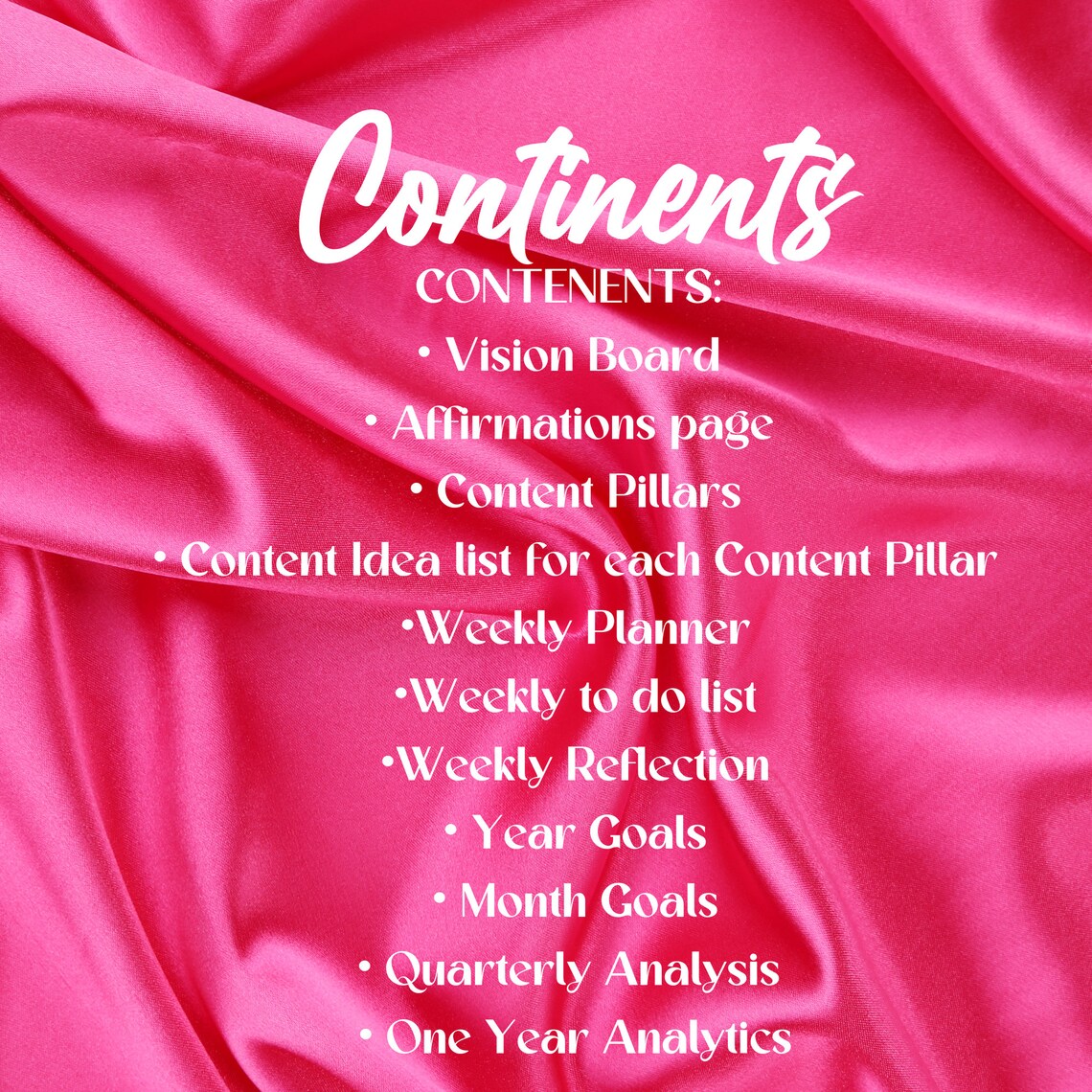 Social Media Content Consistency Planner Template - Etsy