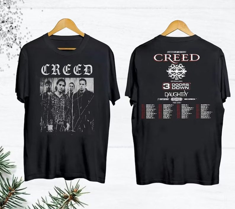 2024 Creed Band Summer of 99 Tour Shirt, Creed 2024 Concert Merch ...