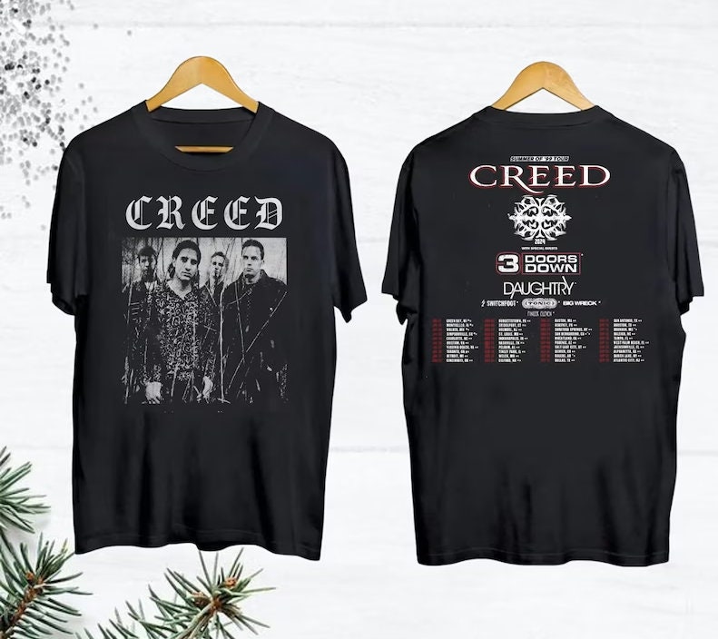 2024 Creed Band Summer of 99 Tour Shirt, Creed 2024 Concert Merch ...