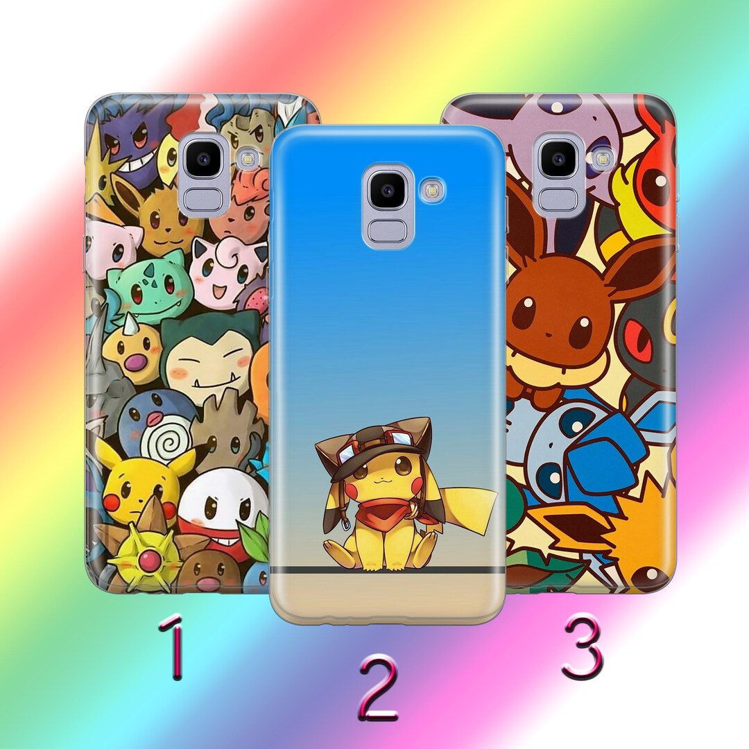 Pikachu 3 Phone Case Cover for Samsung Galaxy A3 A5 A6 A7 A8 J3 J5 J6 ...