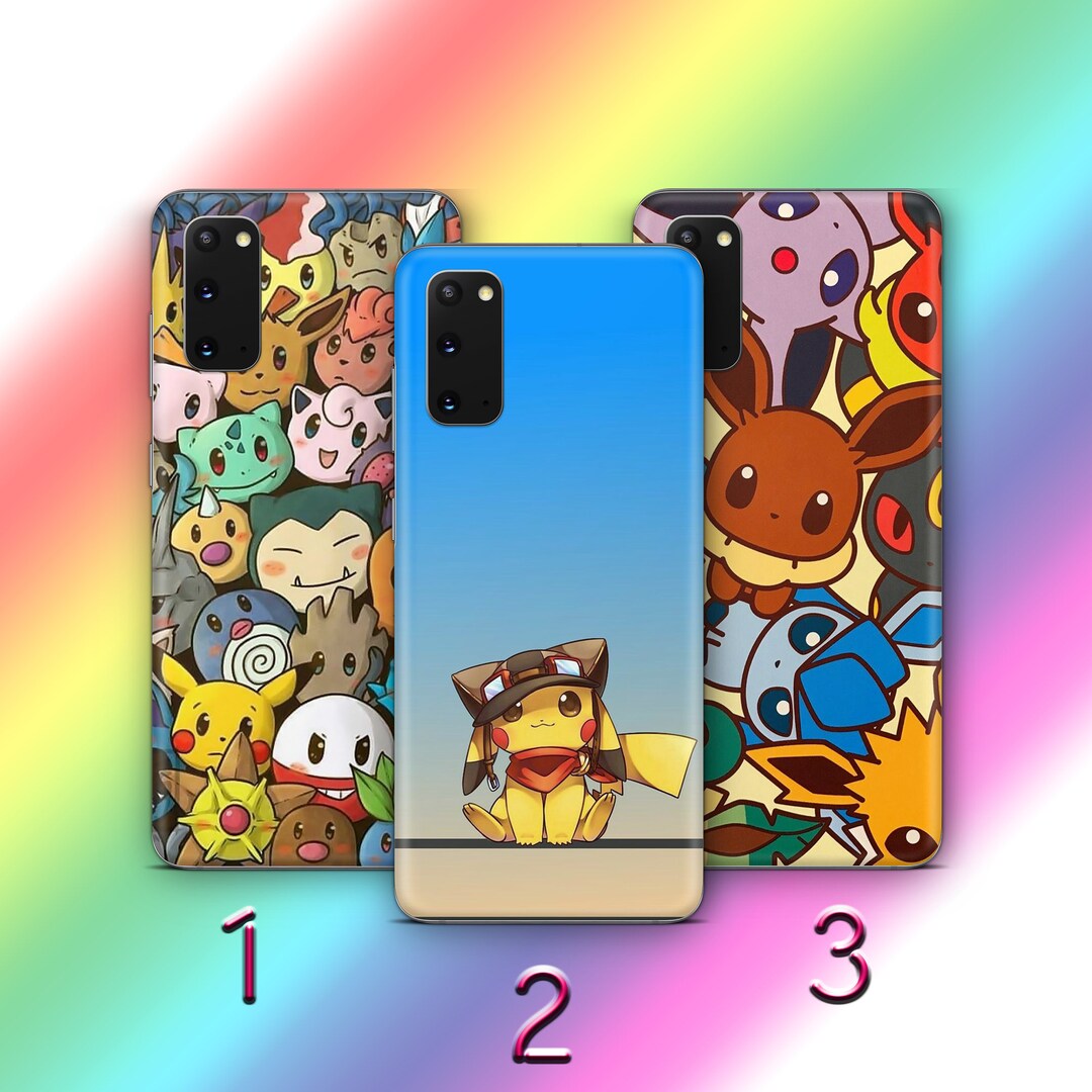 Pikachu 3 Phone Case Cover for Samsung Galaxy S20 S21 S22 S23 S24 FE ...