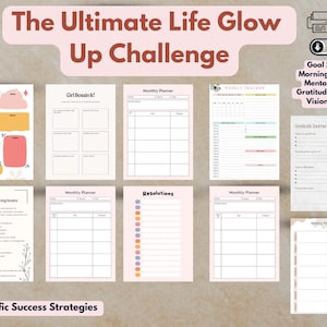 New Years Planner New Years Challenge New Years Resolution Tracker Goal ...