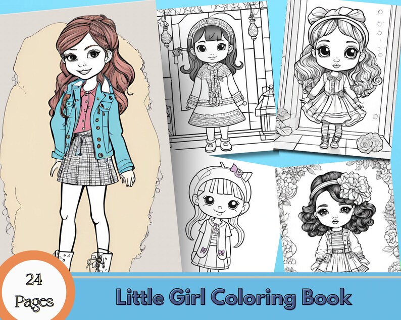 Toddler Girl Coloring Book Doll Coloring Pages Princess Coloring Pages ...