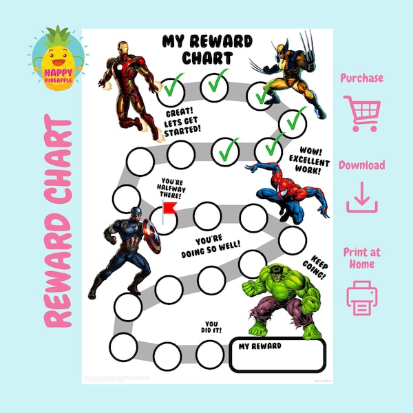 Reward Dinner Chart - Etsy UK