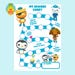 Octonauts Colourful Reward Chart for Kids, Chore Chart, Behaviour Chart ...