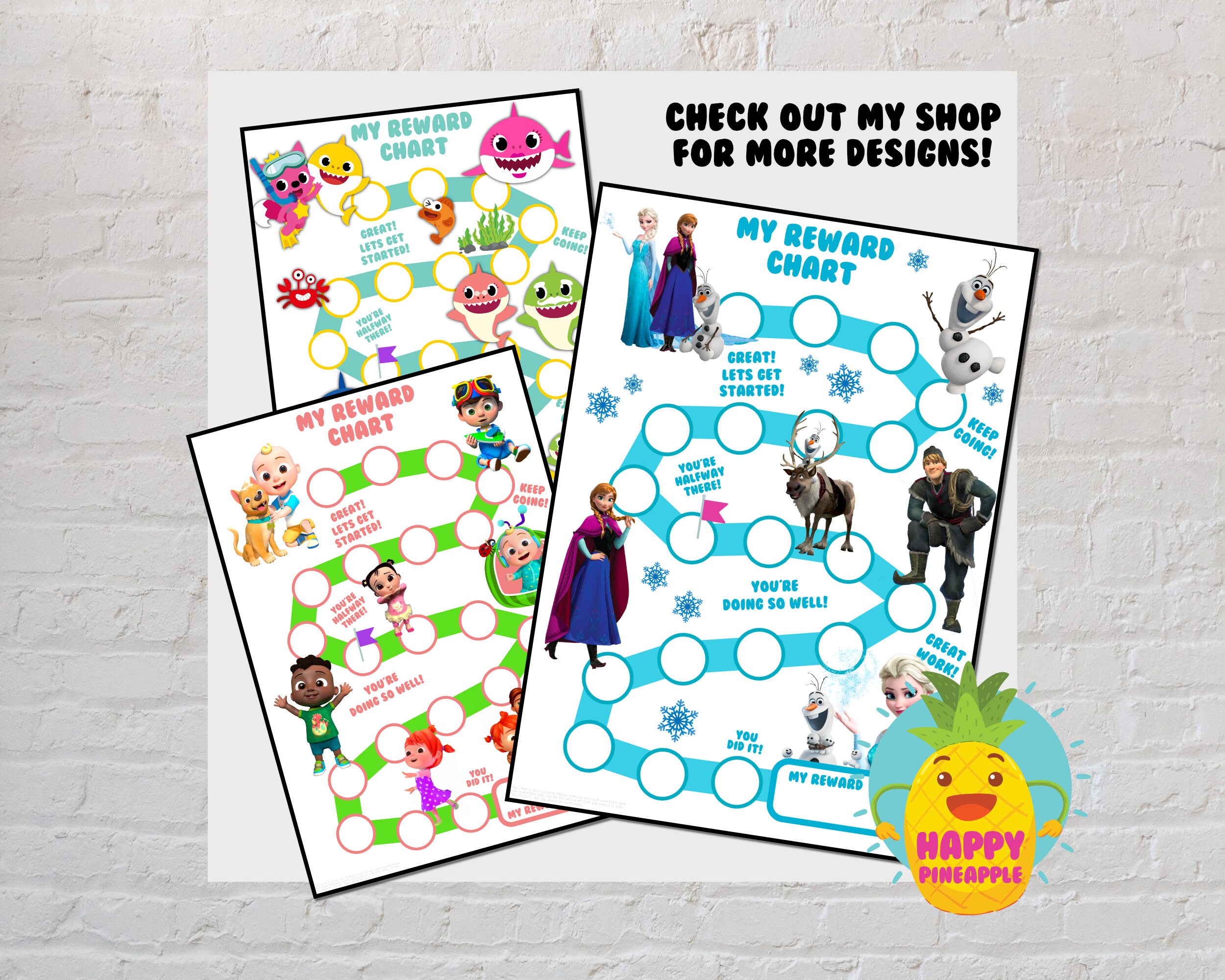 Gabby's Dollhouse Reward Chart for Kids, Chore Chart, Behaviour Chart ...