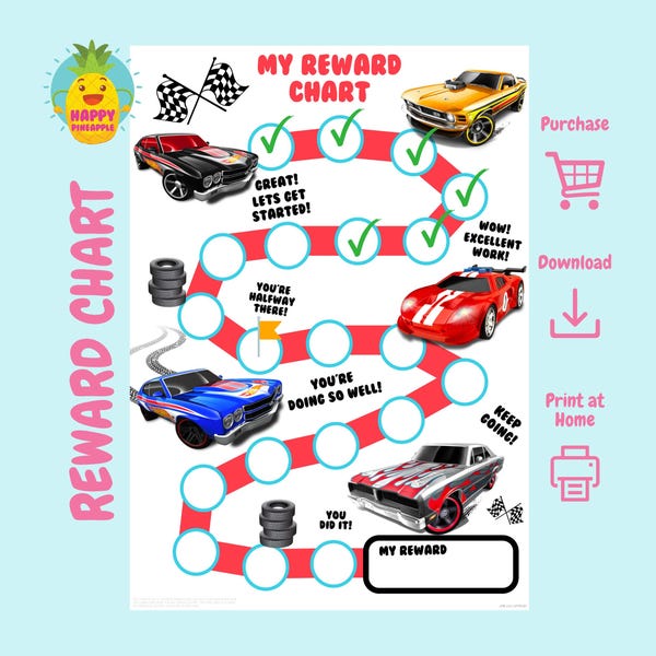 Reward Chart - Etsy