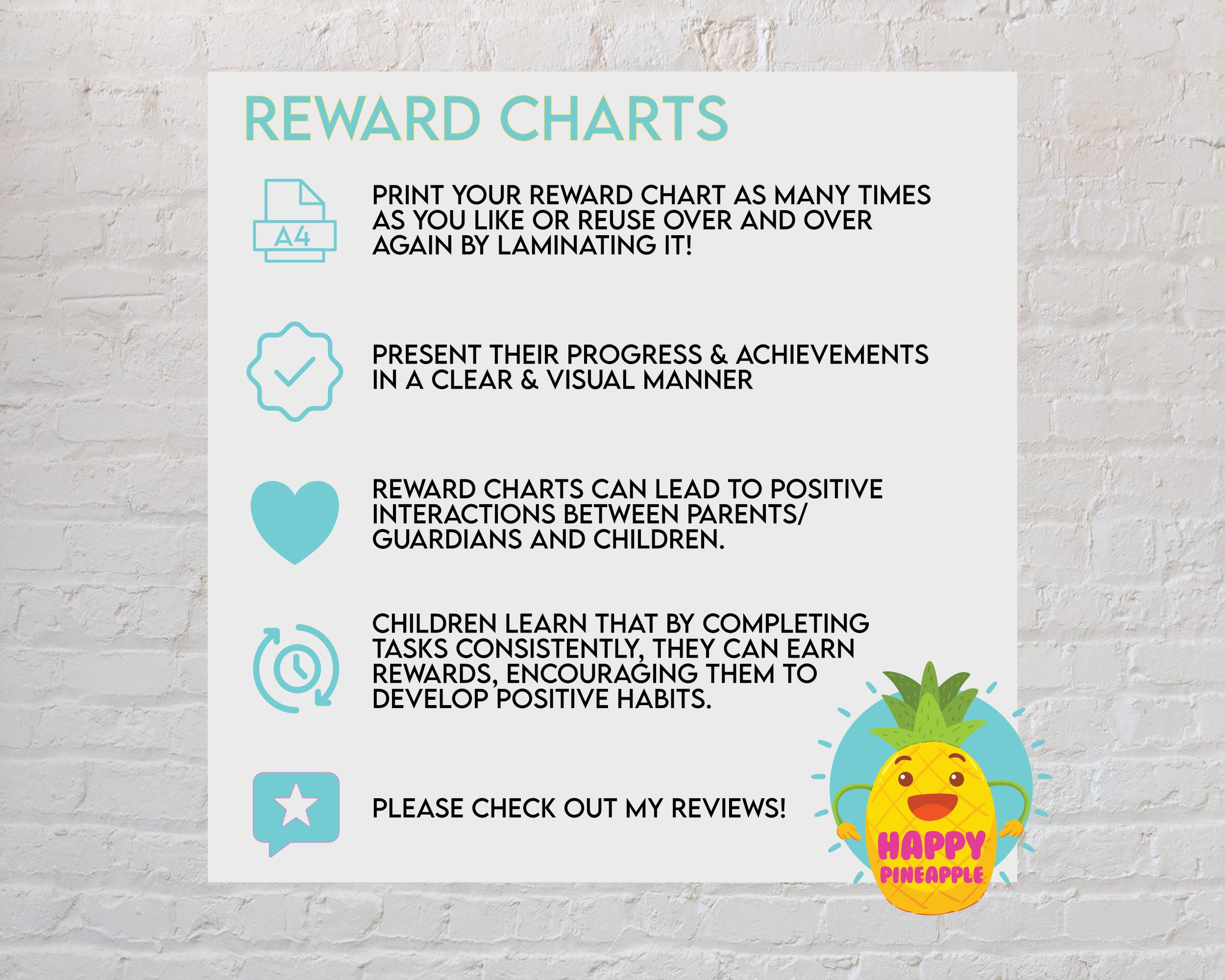 Gabby's Dollhouse Reward Chart for Kids, Chore Chart, Behaviour Chart ...