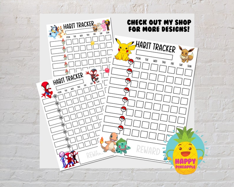 Spidey and His Amazing Friends Routine Reward Chart for Kids, ADHD ...