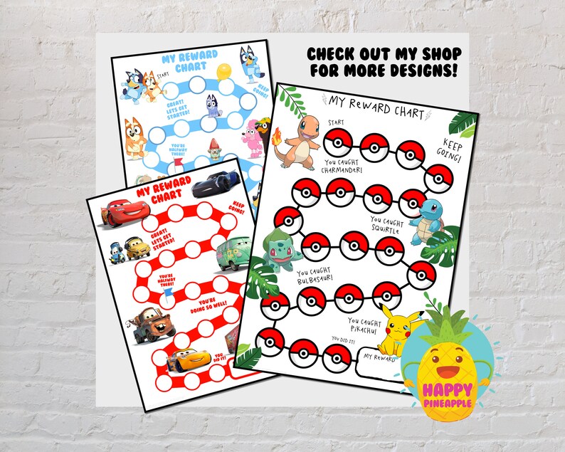SUPER MARIO Reward Chart Printable Mario Behavior Chart Daily Chore ...