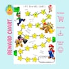 Mario Reward Chart for Kids, Behaviour Chart, Habit Tracker, Printable ...