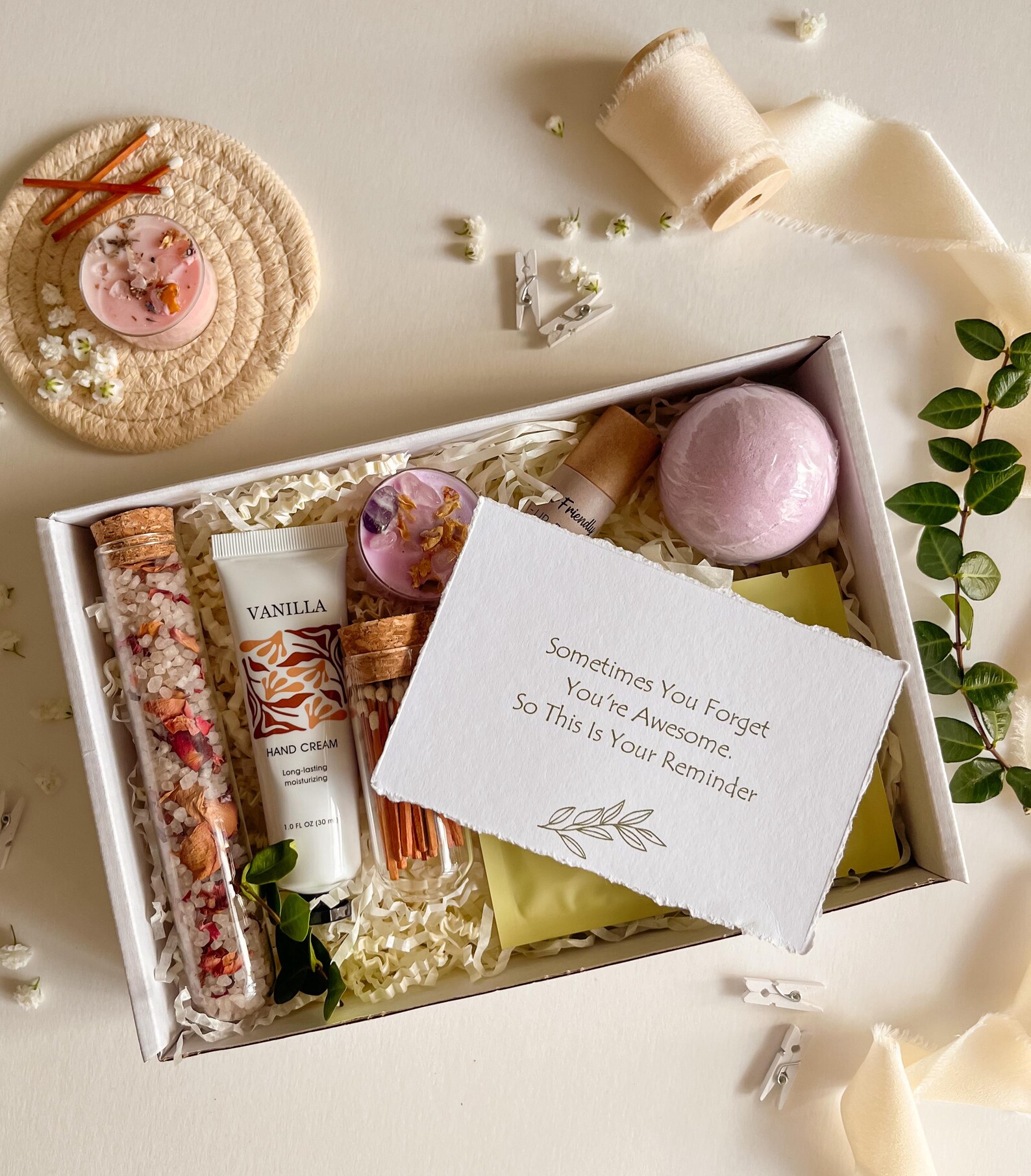 Self Care Gift Box, Relaxation Spa Kit, Sister-in-law Gift - Etsy