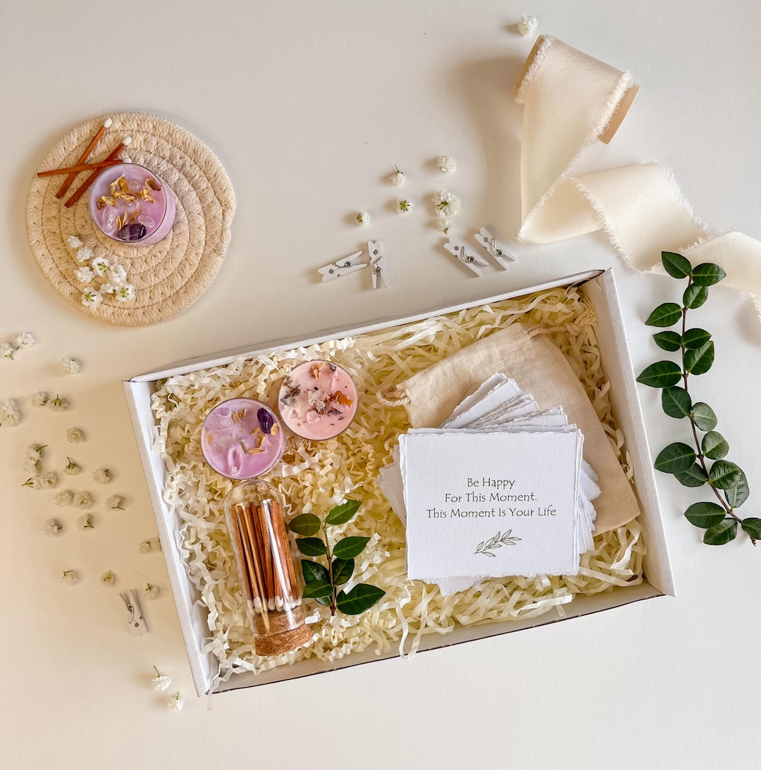 Gift Box With Positive Quotes, Sending a Hug Gifts, Gift Set for Women ...