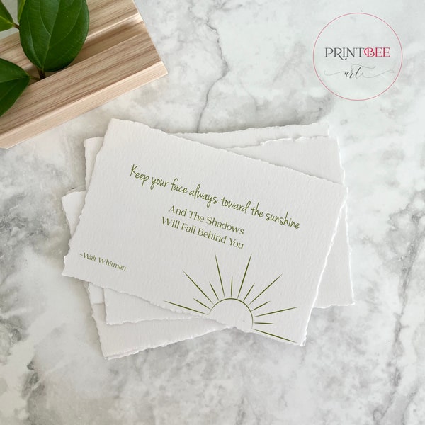 Inspirational Quotes Cards - Etsy