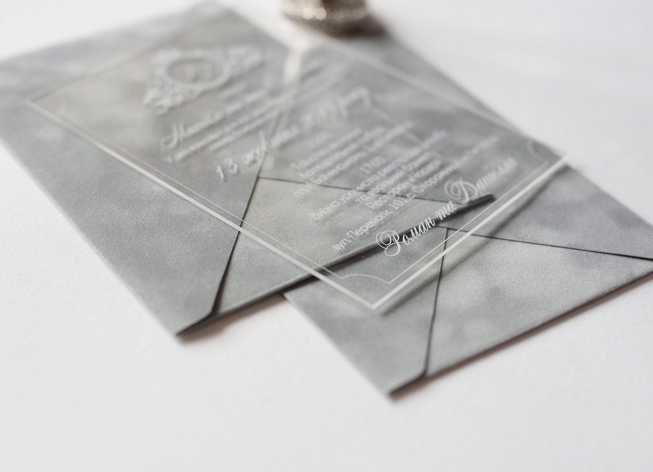 Velvet Envelopes, Grey Envelopes, Wedding Invitation Envelopes, Grey ...