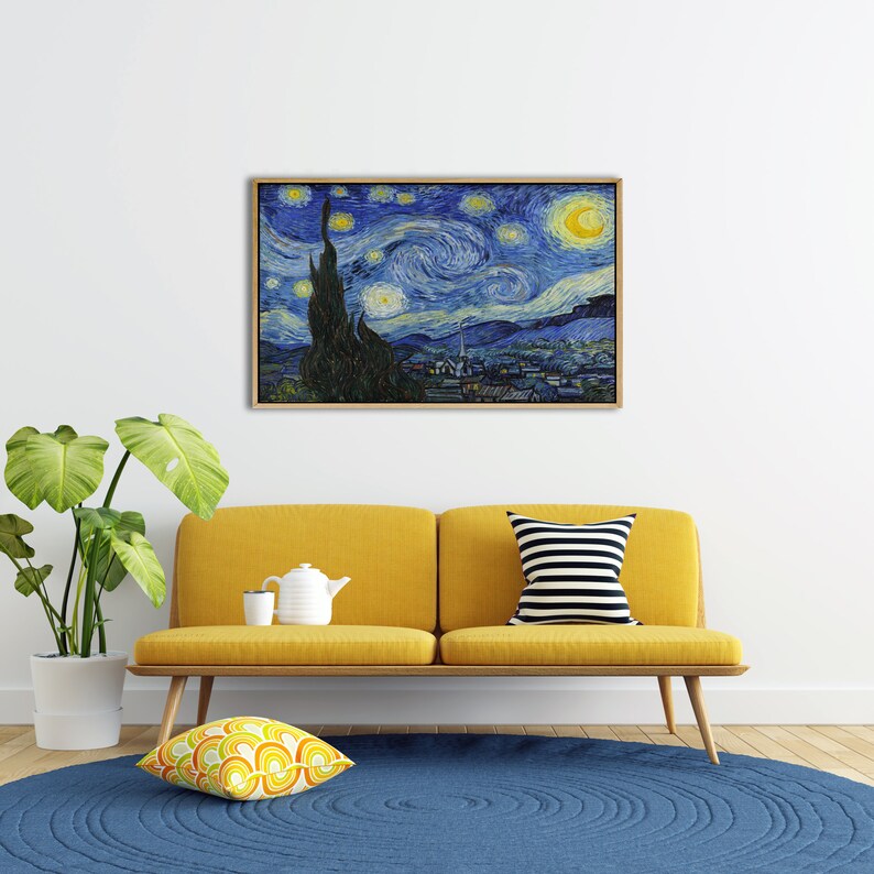 Vincent Van Gogh, the Starry Night, Van Gogh Painting, Van Gogh Print ...