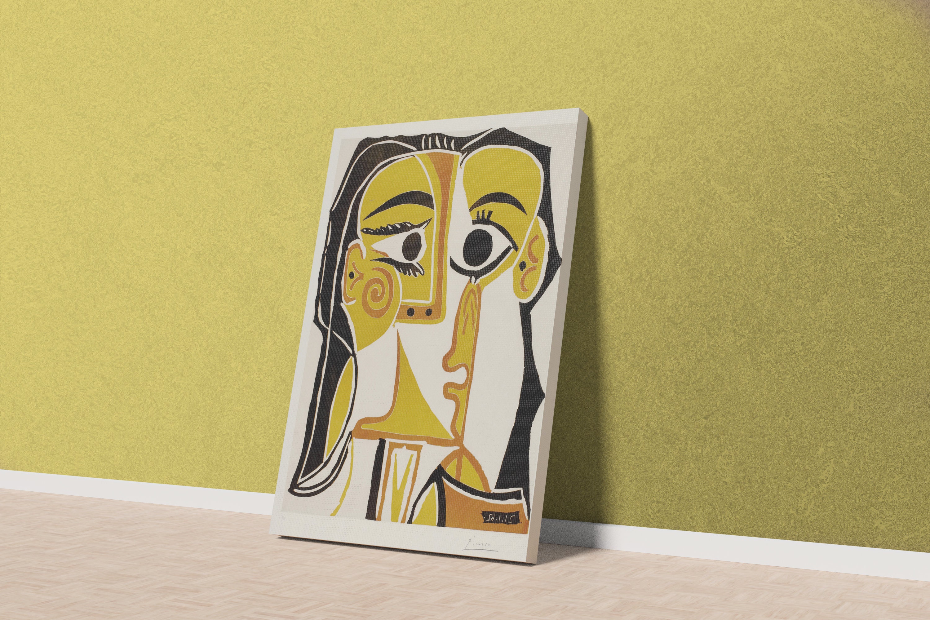 Picasso Line Art, Abstract Art Print, Picasso Poster, Neutral Tone ...