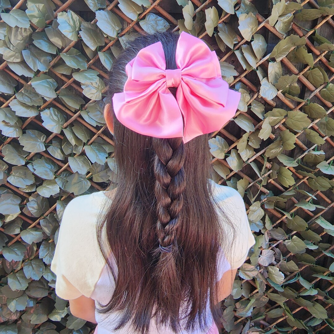 Triple Layered Mega Bows- Girls Hair Clips, Mint, Pink, Red, Green ...