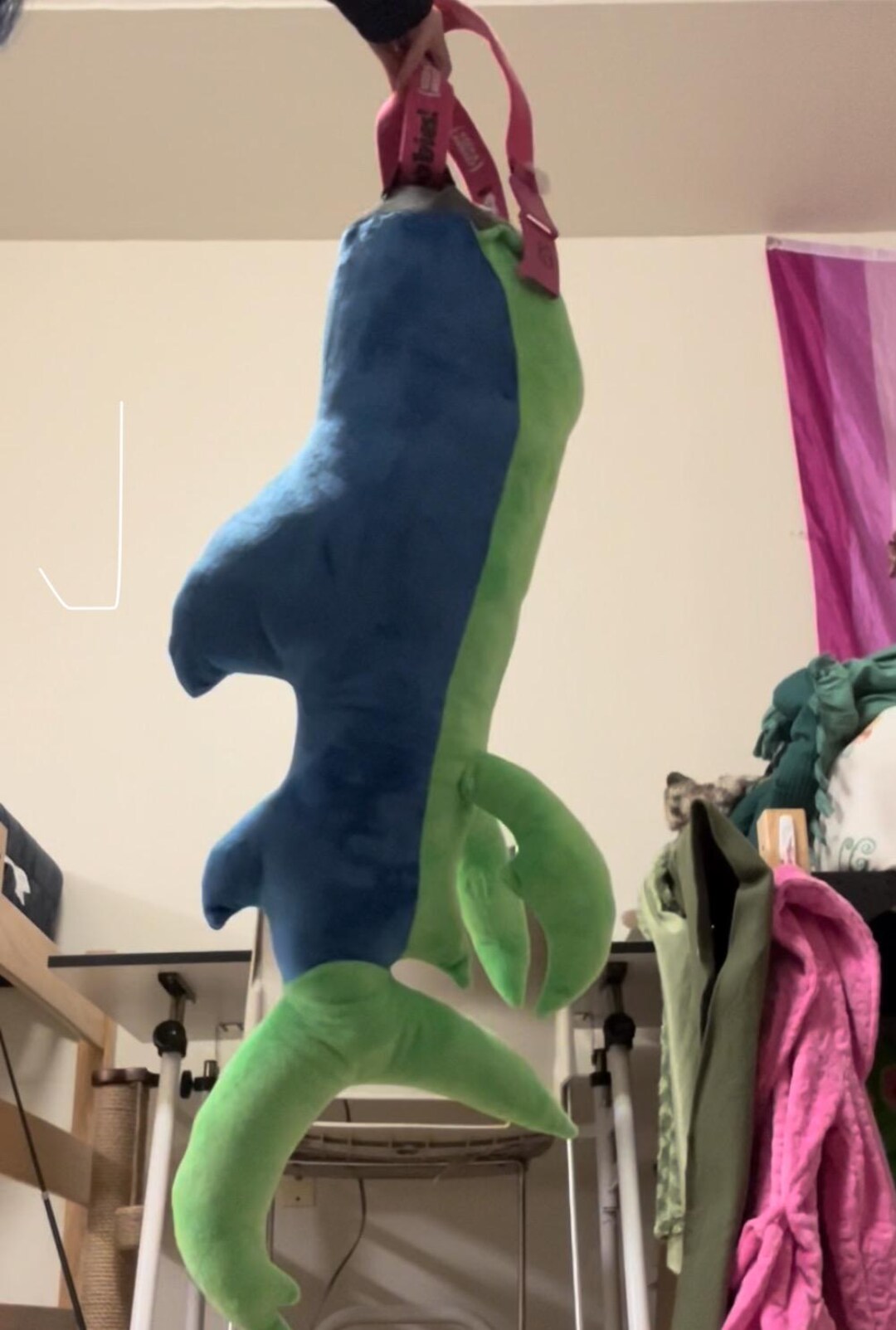 CHEAP Big Blue and Green Mink Shark Tail - Etsy