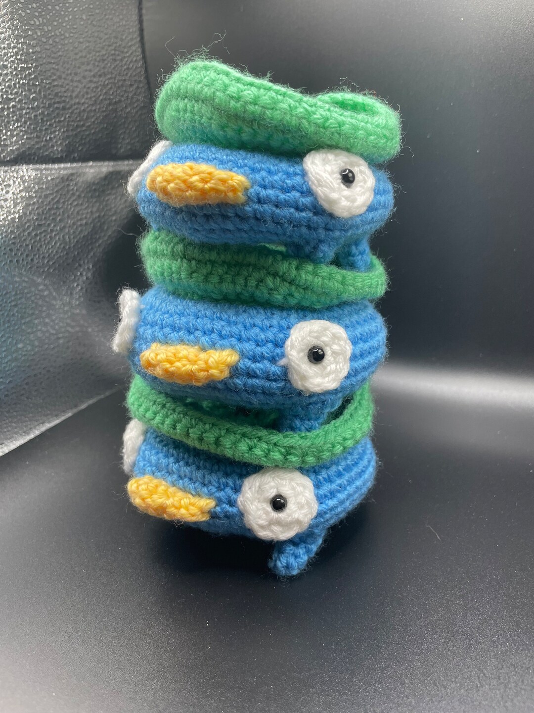 Lotad Pokemon Cute Crochet Donut Trio Stack - Etsy