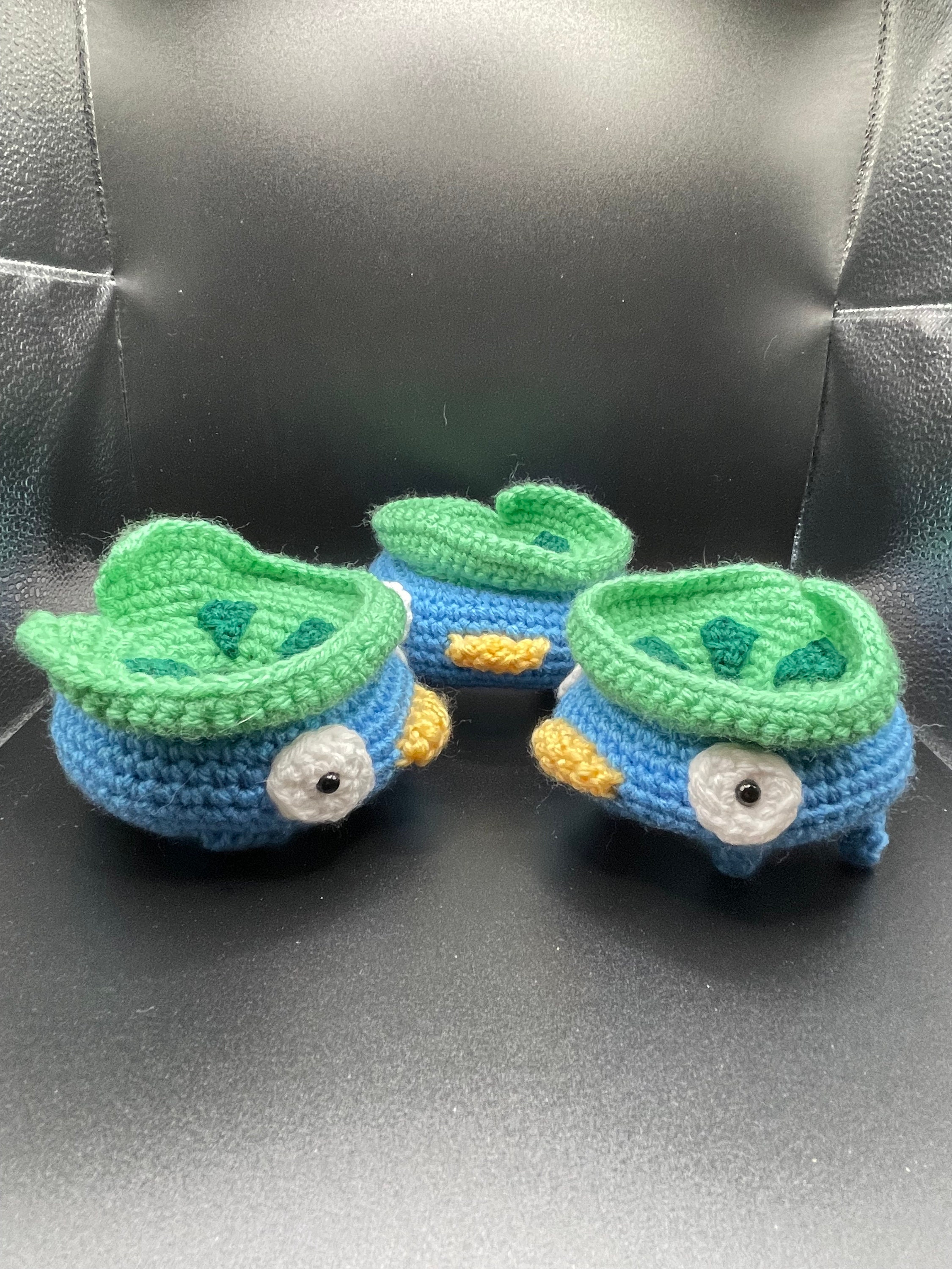 Lotad Pokemon Cute Crochet Donut Trio Stack - Etsy