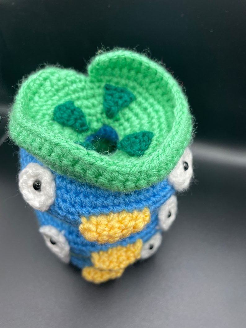 Lotad Pokemon Cute Crochet Donut Trio Stack - Etsy