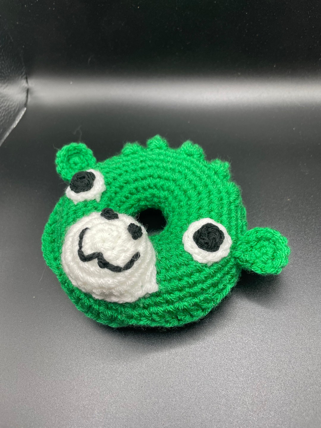 Chibi Godzilla Handmade Crochet Donut - Cute Custom Design - Etsy