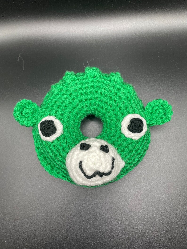 Chibi Godzilla Handmade Crochet Donut - Cute Custom Design - Etsy