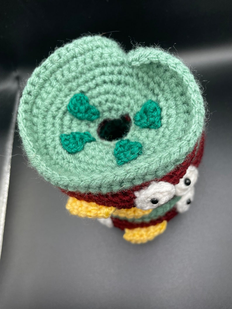 Shiny Lotad Pokemon Cute Crochet Donut Trio Stack - Etsy