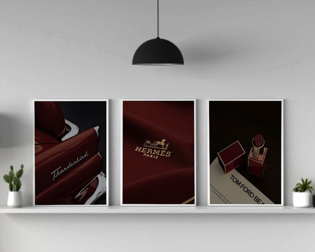 Set of 3 Luxury Fashion Prints, Luxury Fashion Posters, Designer Wall ...