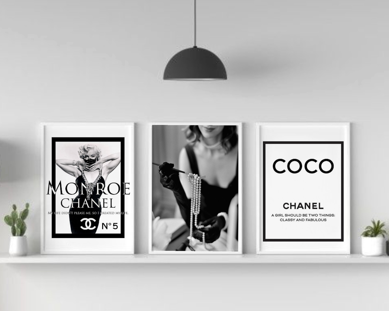 Set of 3 Luxury Perfume Posters, Perfume Print , Fashion Art Print ...